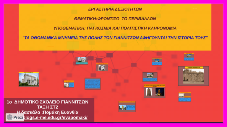 ΕΡΓΑΣΤΗΡΙΑ ΔΕΞΙΟΤΗΤΩΝ-ΦΡΟΝΤΙΖΩ ΤΟ ΠΕΡΙΒΑΛΛΟΝ-ΠΑΓΚΟΣΜΙΑ ΚΑΙ ΠΟΛΙΤΙΣΤΙΚΗ ...