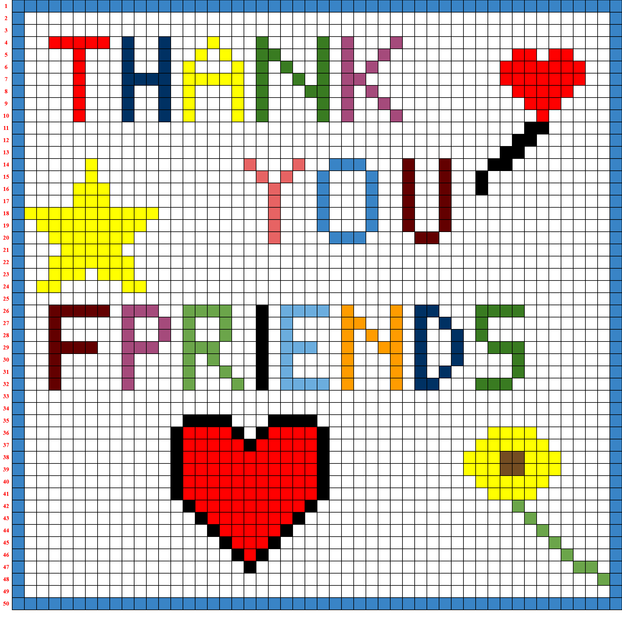 ZaplyCode – Pixelart – ΤΠΕ – Καρόκη Ευγενία (ΠΕ86) 💻