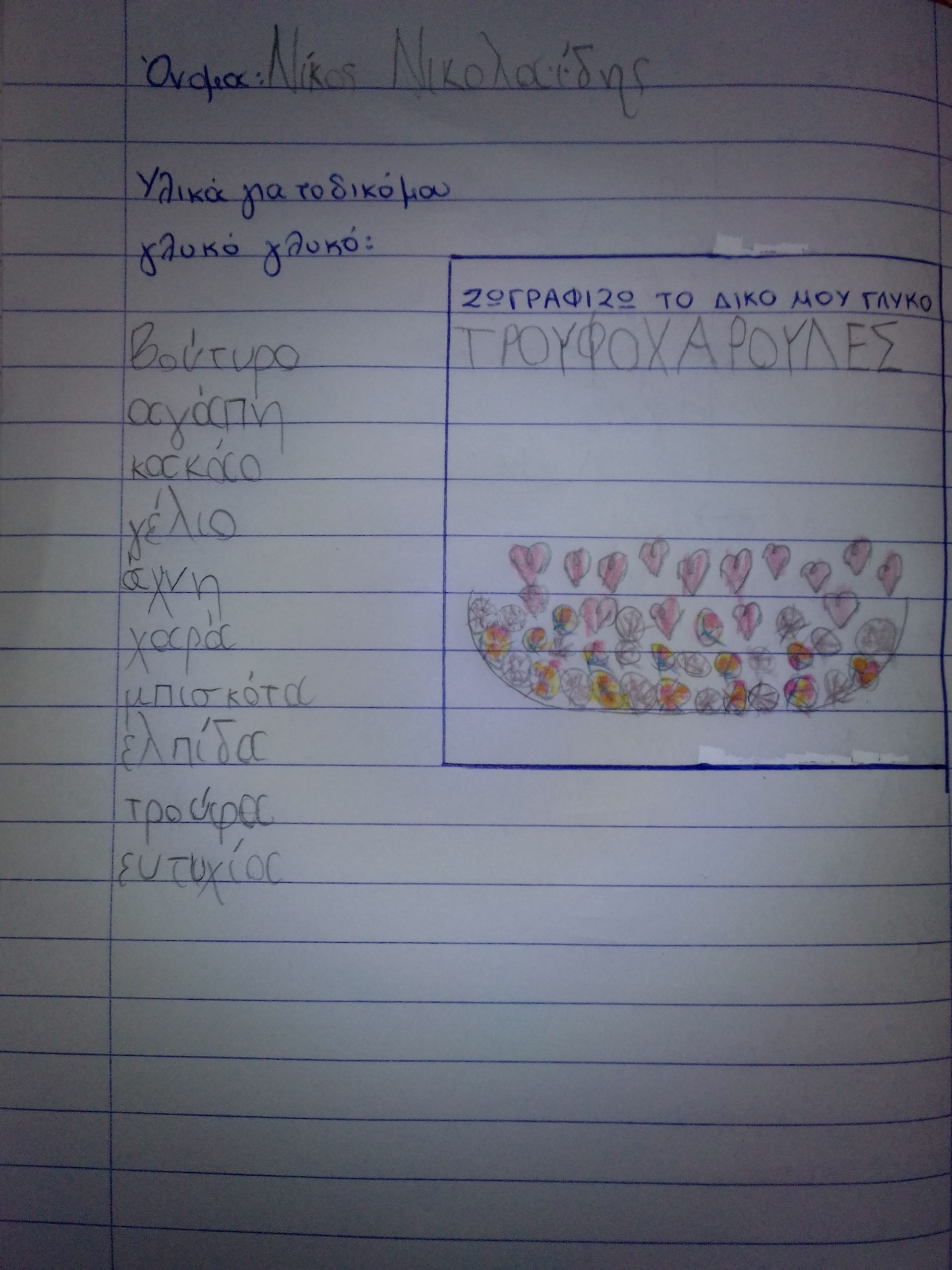 ΜΑΓΙΚΟ ΓΛΥΚΟ – Β΄2 Senia's class