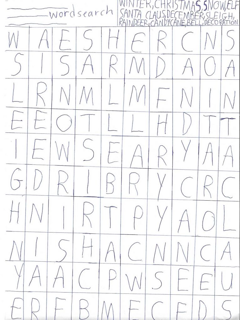 Wordsearch – Find the hidden words – English Newspaper