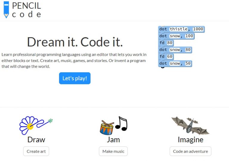 Ανακαλύψτε τον Κόσμο του Προγραμματισμού με το Pencil Code – Ο ...